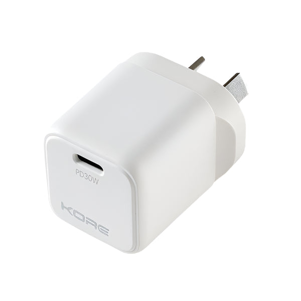 Kore Wall Charger 30W GaN Single USB-C Port – Affordable eStore
